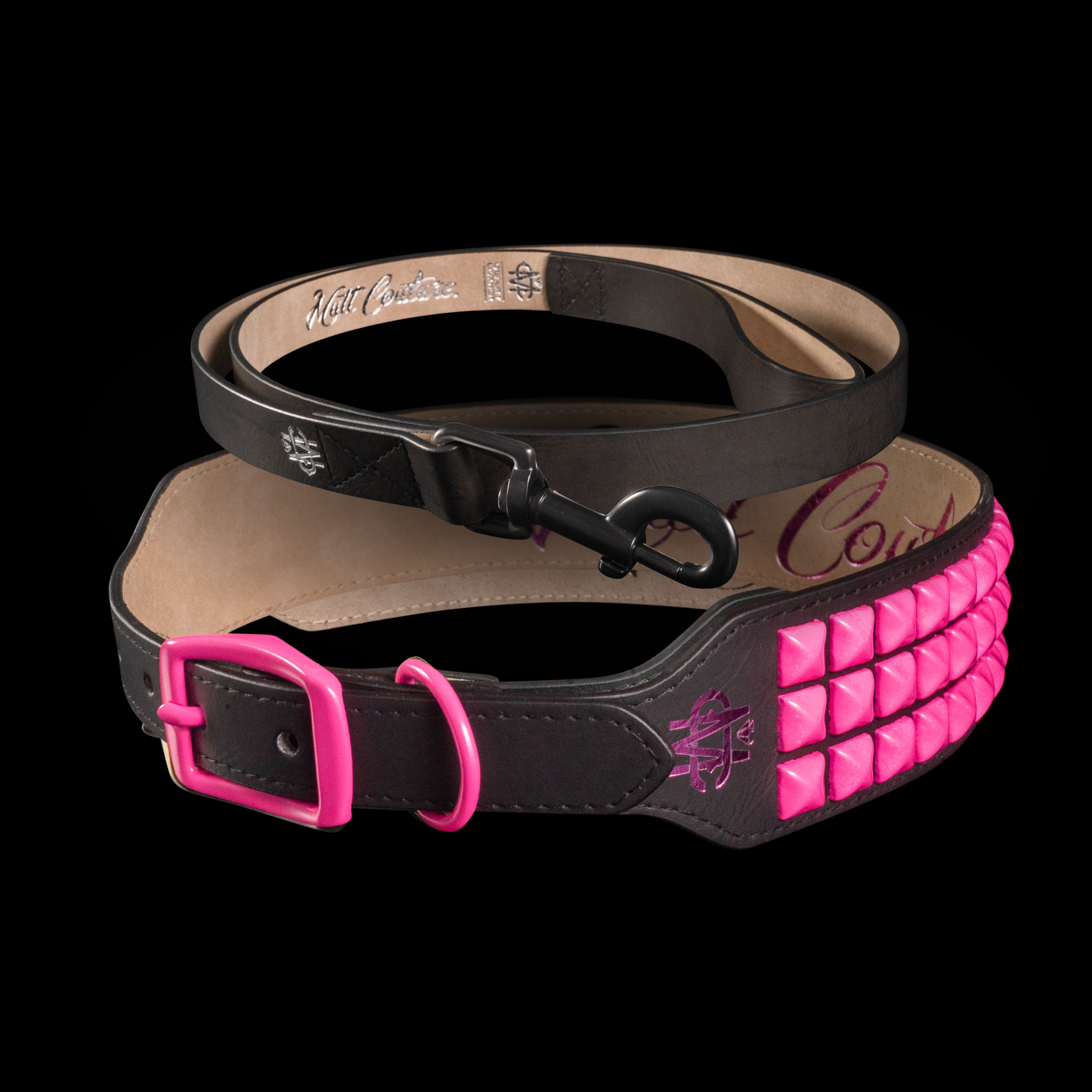 Pink Studded Dog Walk Set – Mutt Couture