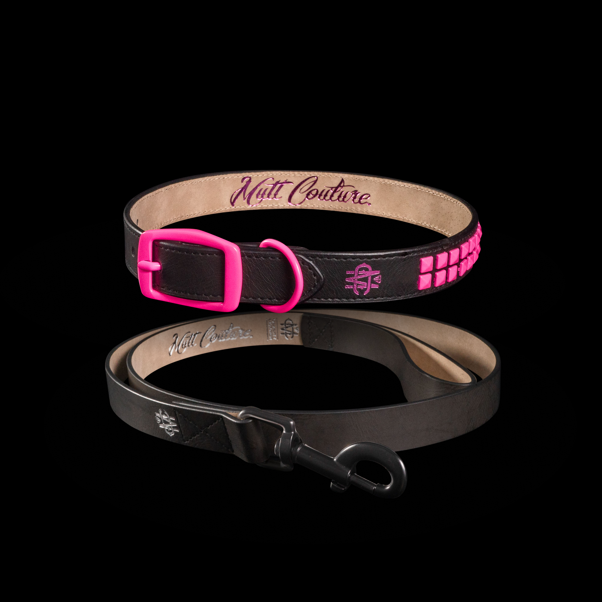 Pink Studded Dog Walk Set – Mutt Couture