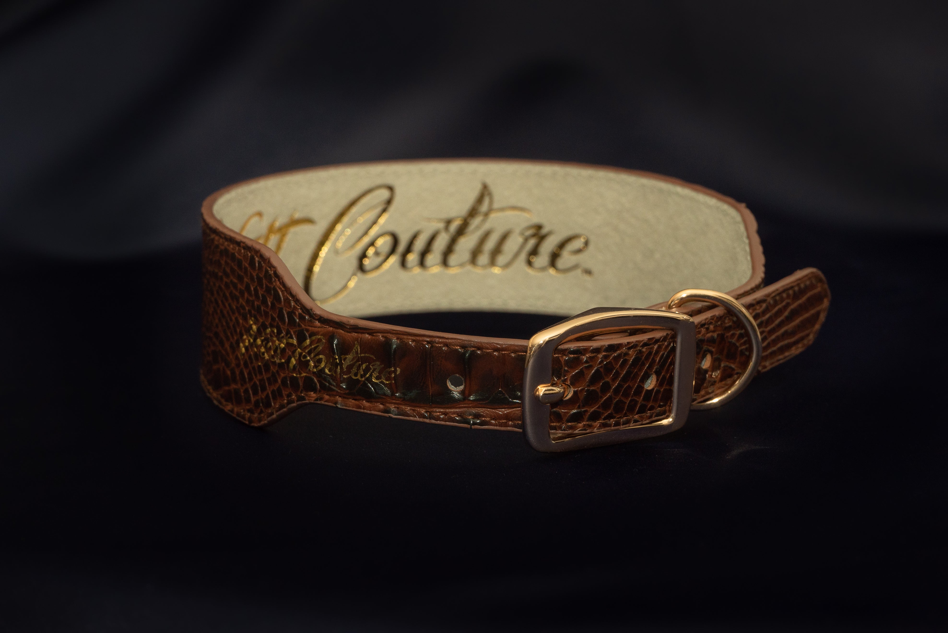 Designer Leather Dog Collars – Mutt Couture